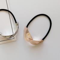 China Elastic Hair Ties Iron Alloy 5.5x2.5cm 10.5g Fashion Hair Bands for Women Girls for sale