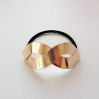 China Elastic Hair Ties Iron Alloy 5.5x2.5cm 10.5g Fashion Hair Bands for Women Girls for sale