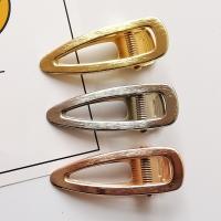 China Silver Gold Plated Duckbill Hair Clips 6x2cm Wedding Hair Accessories Pins for sale