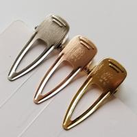 China Silver Gold Plated Duckbill Hair Clips 6x2cm Wedding Hair Accessories Pins for sale
