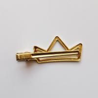 China Metal Crown Hair Clip Pin Set 7x2.5cm Fashion Hair Accessories for Women Girls for sale