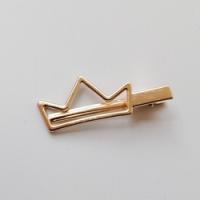 China Metal Crown Hair Clip Pin Set 7x2.5cm Fashion Hair Accessories for Women Girls for sale