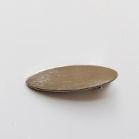 China Alligator Custom Hair Clips Gold Silver Fashion Alloy 6x1.6cm Duckbill Hairgrip for sale