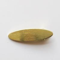 China Alligator Custom Hair Clips Gold Silver Fashion Alloy 6x1.6cm Duckbill Hairgrip for sale