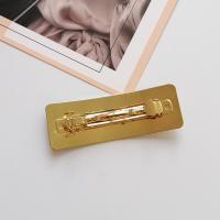 China Geometry Snap Hair Clips Metal Korean Ponytail Hair Grip 8.5x3cm 24g for sale