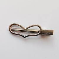 China Large Metal Decorative Duckbill Hair Clip Fashion Golden Alloy 7x2.3cm for sale