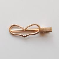 China Large Metal Decorative Duckbill Hair Clip Fashion Golden Alloy 7x2.3cm for sale