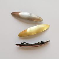 China Gold Metal Geometric Hair Clip Spring Pin for Women 10.5x1.5cm Durable Alloy for sale