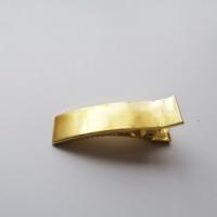China Metal Spring Loaded Hair Clip Electroplated Hair Accessories 8.5x2.3x2.3cm for Women for sale