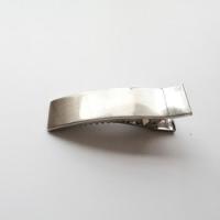 China Metal Spring Loaded Hair Clip Electroplated Hair Accessories 8.5x2.3x2.3cm for Women for sale