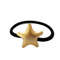 China Elastic Hair Ties 3x3cm for Women Girls Kids Natural Hair Stretchy Metal Rubber Bands Cute Scrunchies for sale