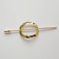 China Vintage Metal Hair Stick Clasp Bun Pin for Women 5.2x4.3cm 14cm Sticks for sale