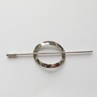 China Vintage Metal Hair Stick Clasp Bun Pin for Women 5.2x4.3cm 14cm Sticks for sale