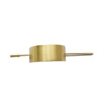 China Vintage Porcelain Decorative Hair Sticks Golden Metal Hairpin for Women 14cm for sale