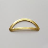 China Gold Round Hollow Metal Hair Fork Sticks 9x3.5cm Decorative Hair Clip for Women for sale