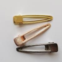 China Metal Duckbill Hair Clips 7.5x1.5cm Fashion Korean Style Hair Pins for Women for sale