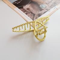 China Wholesale Metal Hair Claw Clip 11.5cm Fashion Alloy Hair Clamp for Women for sale