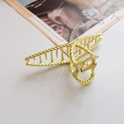 China Wholesale Metal Hair Claw Clip 11.5cm Fashion Alloy Hair Clamp for Women for sale