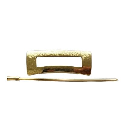 China Women's Metal Decorative Hair Sticks Hollow Ponytail Hairpin 8.5x3.5cm 14cm Sticks for sale