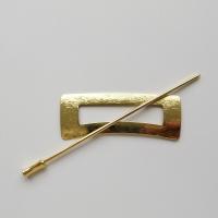 China Women's Metal Decorative Hair Sticks Hollow Ponytail Hairpin 8.5x3.5cm 14cm Sticks for sale