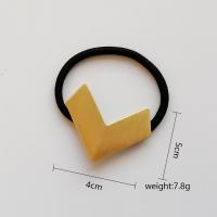 China V Shaped Stretchy Hair Bands for Natural Hair Baby Girl Metal Noble Cord Classic Vintage 4x5cm for sale
