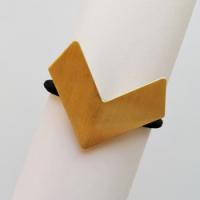 China V Shaped Stretchy Hair Bands for Natural Hair Baby Girl Metal Noble Cord Classic Vintage 4x5cm for sale