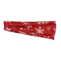 China Custom Sublimation Printed Christmas Tree Halloween Headband 23x10cm Stretchy Athletic Hairband for sale