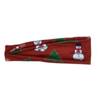 China Custom Sublimation Printed Christmas Tree Halloween Headband 23x10cm Stretchy Athletic Hairband for sale