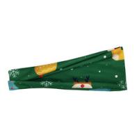China Custom Sublimation Printed Christmas Tree Halloween Headband 23x10cm Stretchy Athletic Hairband for sale
