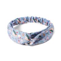 China Christmas Hair Band Set for Women Adult Size Fabric Headband Cross Knot Design Custom Logo Available for sale
