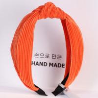China Non Slip Knotted Cloth Headband for Women Girls 7cm Wide Fashion Hair Accessory for sale