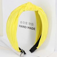China Non Slip Knotted Cloth Headband for Women Girls 7cm Wide Fashion Hair Accessory for sale