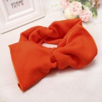 China Cotton Blend Butterfly Elastic Hair Band 25cm Non Slip Infant Headband Sweet Baby Ornament for sale