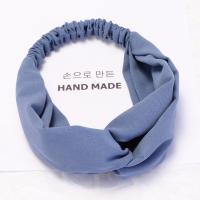 China Wide Edge Cross Hair Band 7cm Stretchy Elastic Headband for Women Natural Hair Accessories for sale