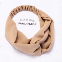 China Wide Edge Cross Hair Band 7cm Stretchy Elastic Headband for Women Natural Hair Accessories for sale