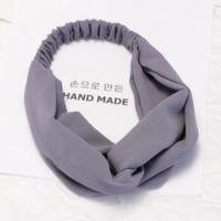 China Wide Edge Cross Hair Band 7cm Stretchy Elastic Headband for Women Natural Hair Accessories for sale