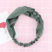 China Fashion Elastic Hair Bands for Edges Wide Wig Cloth Cross Side Knotted 7cm for sale