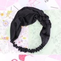 China Fashion Elastic Hair Bands for Edges Wide Wig Cloth Cross Side Knotted 7cm for sale
