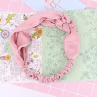 China Fashion Elastic Hair Bands for Edges Wide Wig Cloth Cross Side Knotted 7cm for sale