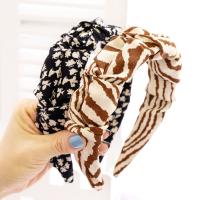 China Fabric Hair Hoop 4cm Wide Small Broken Flower Fold Out Headband for Women Girls Daily Use for sale