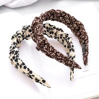 China Fabric Hair Hoop 4cm Wide Small Broken Flower Fold Out Headband for Women Girls Daily Use for sale