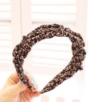 China Fabric Hair Hoop 4cm Wide Small Broken Flower Fold Out Headband for Women Girls Daily Use for sale