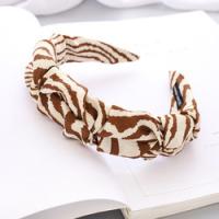 China Fabric Hair Hoop 4cm Wide Small Broken Flower Fold Out Headband for Women Girls Daily Use for sale