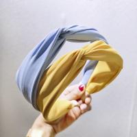 China Wholesale 4cm Wide Cross Headband Memory Plastic Flexible Comfortable Hair Hoop for Women Girls for sale