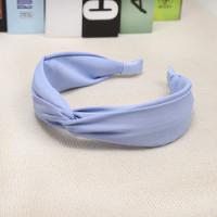 China Wholesale 4cm Wide Cross Headband Memory Plastic Flexible Comfortable Hair Hoop for Women Girls for sale
