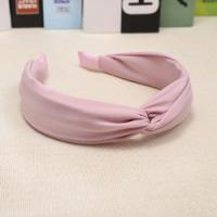 China Wholesale 4cm Wide Cross Headband Memory Plastic Flexible Comfortable Hair Hoop for Women Girls for sale