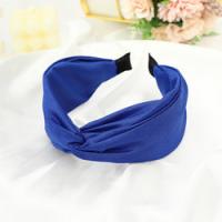 China Solid Color Wide Edge Hair Bands for Women 7cm Ponytail Sports Face Washing Headbands for sale