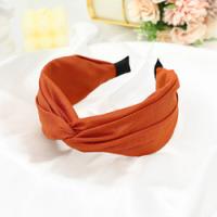 China Solid Color Wide Edge Hair Bands for Women 7cm Ponytail Sports Face Washing Headbands for sale