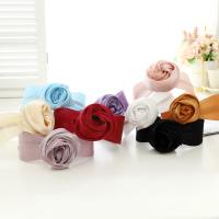 China Adjustable Fabric Bow Hair Band 5cm Women Headband Soft Stretchy Hair Accessory for sale
