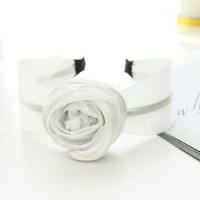 China Adjustable Fabric Bow Hair Band 5cm Women Headband Soft Stretchy Hair Accessory for sale